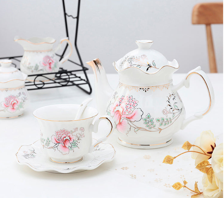 22 Piece Porcelain Tea Set English Afternoon Tea Set – BESTLEAFTEA
